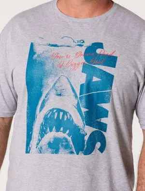 TRUE NATION BY DXL Big & Tall Jaws Graphic Tee