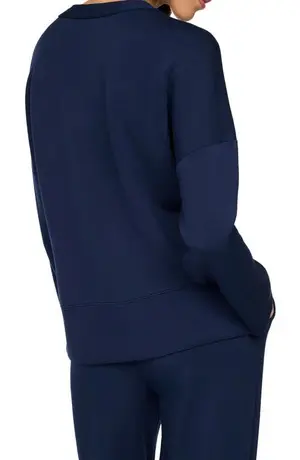 Spanx Essentials Button Front Cardigan - Timeless Navy