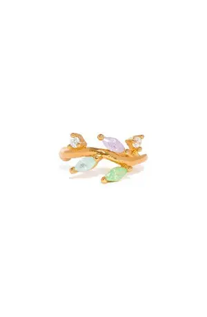 GIRLS CREW Pastel Leaf Ear Cuff - Gold