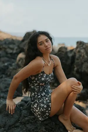 Geode Swimwear Sydney Crisscross Back Swim Dress