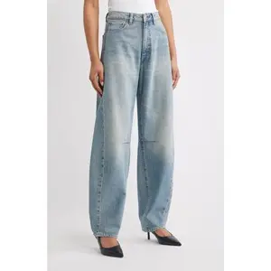 DL1961 Miro Barrel Leg Highluxe™ Jeans - Worn Day