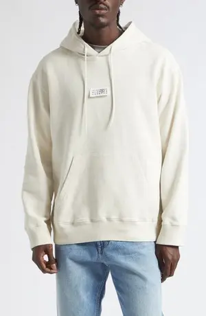 MAISON MARGIELA Cotton Hoodie - Ecru