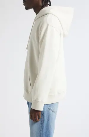 MAISON MARGIELA Cotton Hoodie With Drawstring Hood - Ecru