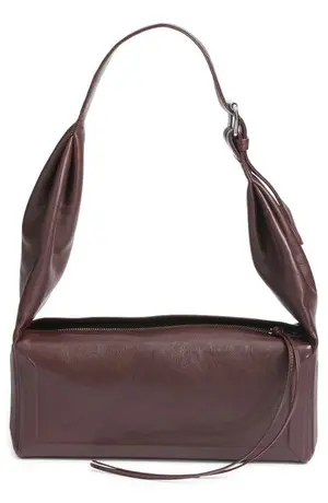 MAISON MARGIELA East/west Box Bag - Bordeaux