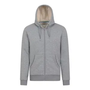 Mountain Warehouse Dalton Borg Lined Full Zip Hoodie - Gray