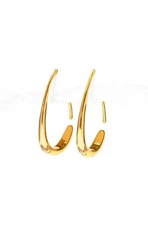 GIRLS CREW Teardrop Hoop Earrings
