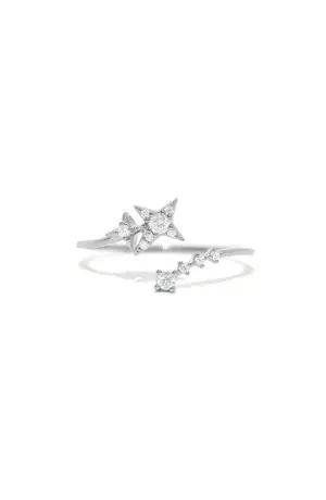 GIRLS CREW Interstellar Adjustable Ring - Silver