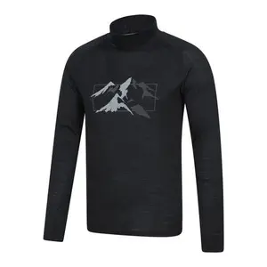 Mountain Warehouse Gender Inclusive Quest Merino Wool Long-sleeved Thermal Top