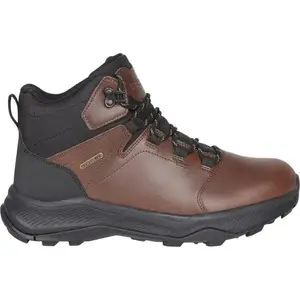 Mountain Warehouse Exploration Leather Waterproof Walking Boots - Brown