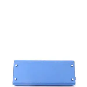 Hermès Kelly Handbag Epsom With Palladium Hardware 28