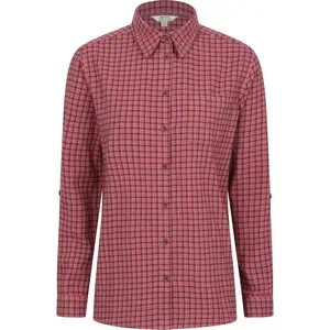 Mountain Warehouse Balsam Brushed Flannel Longline Shirt - Rust