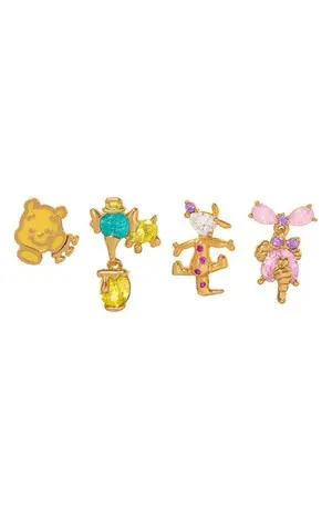 GIRLS CREW Disney Winnie The Pooh Stud Earring Set