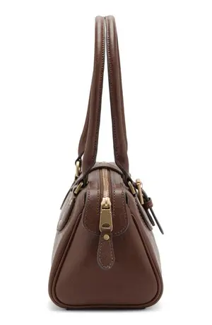 Mango Balboa Faux Leather Shoulder Bag - Brown