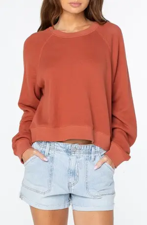 Roxy Golden Hour Cotton Sweatshirt