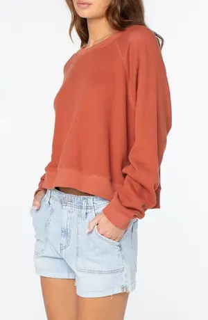 Roxy Golden Hour Cotton Sweatshirt