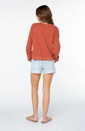 Roxy Golden Hour Cotton Sweatshirt
