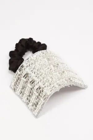 HAIR DRAMA CO Embellished Ponytail Holder