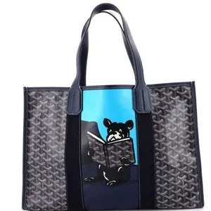 Goyard Villette Tote Printed Coated Canvas Mm - Brown