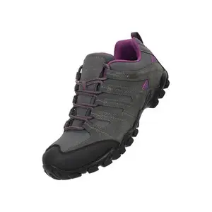 Mountain Warehouse Belfour Suede Waterproof Walking Shoes - Gray