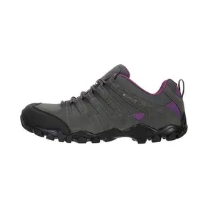 Mountain Warehouse Belfour Suede Waterproof Walking Shoes - Gray