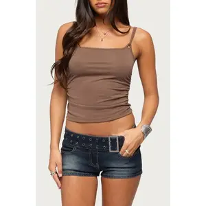 EDIKTED Dineo Knotted Strap Tank