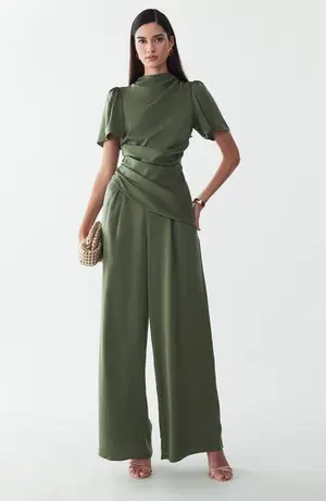 WILLA Pika Jumpsuit - Moss Green