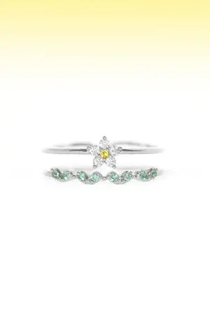GIRLS CREW Fresh Picked Adjustable Ring - Silver