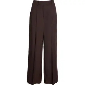 REISS Jodie Wide Leg Pants - Grape
