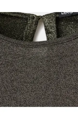 Mango Asymmetric Lurex Cape