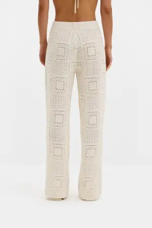 MALINA Aleya Wide Crochet Pants
