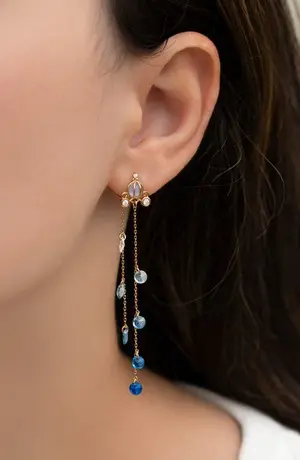 GIRLS CREW Disney Cinderella Drop Earrings - Gold