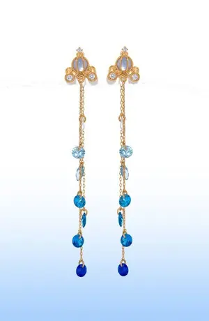 GIRLS CREW Disney Cinderella Drop Earrings - Gold