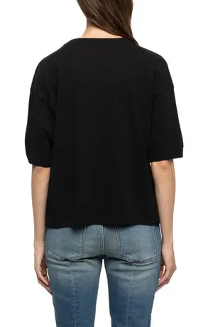 Zadig&Voltaire Taida Embellished Heart Graphic T-shirt - Black