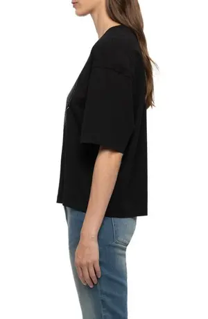 Zadig&Voltaire Taida Embellished Heart Graphic T-shirt - Black