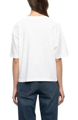 Zadig&Voltaire Taida Embellished Heart Graphic T-shirt - White