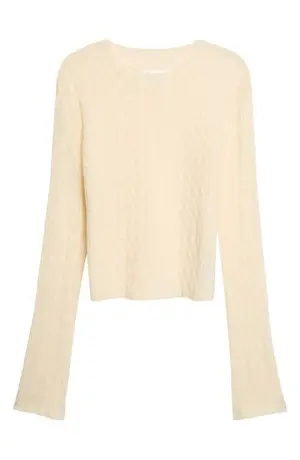 MAISON MARGIELA Virgin Wool & Cashmere Fine Knit Sweater