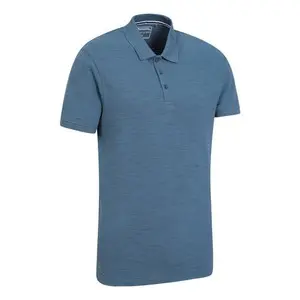 Mountain Warehouse Dawnay Textured Pique Polo Shirt - Blue