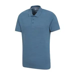 Mountain Warehouse Dawnay Textured Pique Polo Shirt - Blue