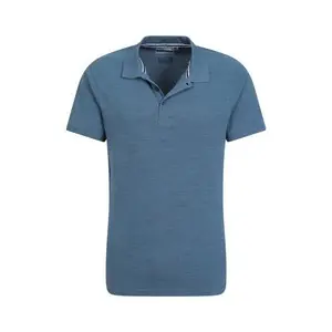 Mountain Warehouse Dawnay Textured Pique Polo Shirt - Blue