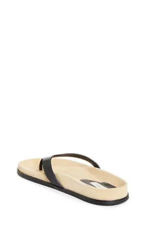 TOTEME Lizard Embossed Flip Flop