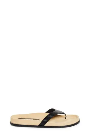 TOTEME Lizard Embossed Flip Flop
