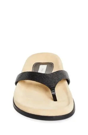 TOTEME Lizard Embossed Flip Flop