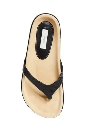 TOTEME Lizard Embossed Flip Flop
