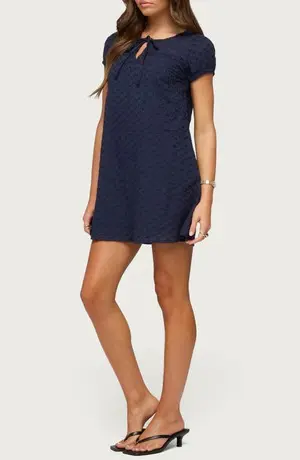 EDIKTED Mariella Lacy Minidress