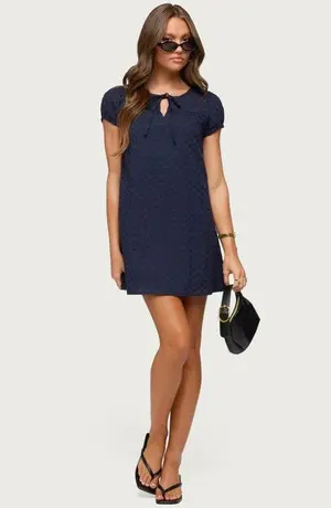 EDIKTED Mariella Lacy Minidress