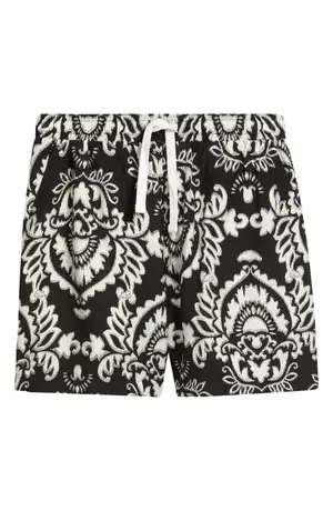 RIZORT Xander Tapestry Print Drawstring Shorts