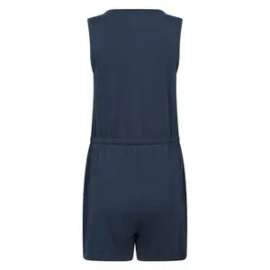 Mountain Warehouse Bahamas Sleeveless V-neck Button-up Playsuit With Drawcord Waist