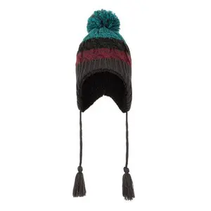 Mountain Warehouse Colour Block Fleece Lined Trapper Hat - Gray