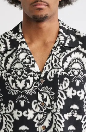 RIZORT Xander Print Camp Shirt