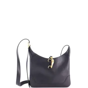 Hermès Trim Duo Bag Evercolor 24 - Black